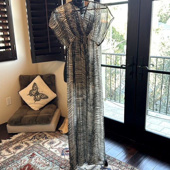 H&M | Dresses | Maxi See Through Dress With Camisole | Poshmark